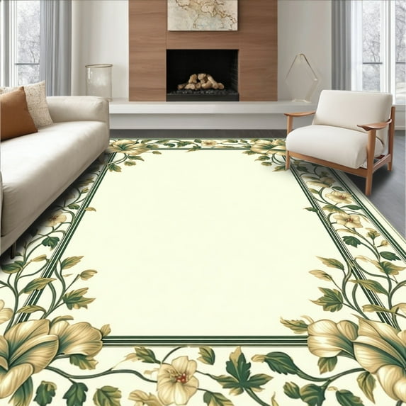 Flatwoven High Traffic Area Rug, Exquisite Traditional Design with ...