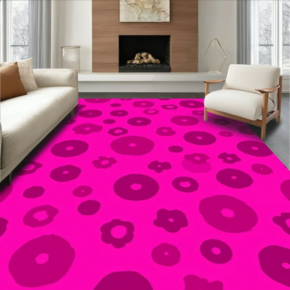ODIKA 2'x3' Machine Washable Non-Slip Area Rug, Fierce Fashionista ...