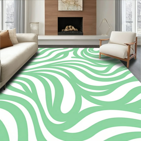 Flatwoven High Traffic Area Rug, Flowing Wave Ripples Abstract ...