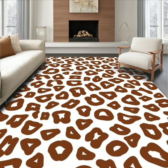 Flatwoven High Traffic Area Rug, Frontier Chic Abstract Animal Inspired ...