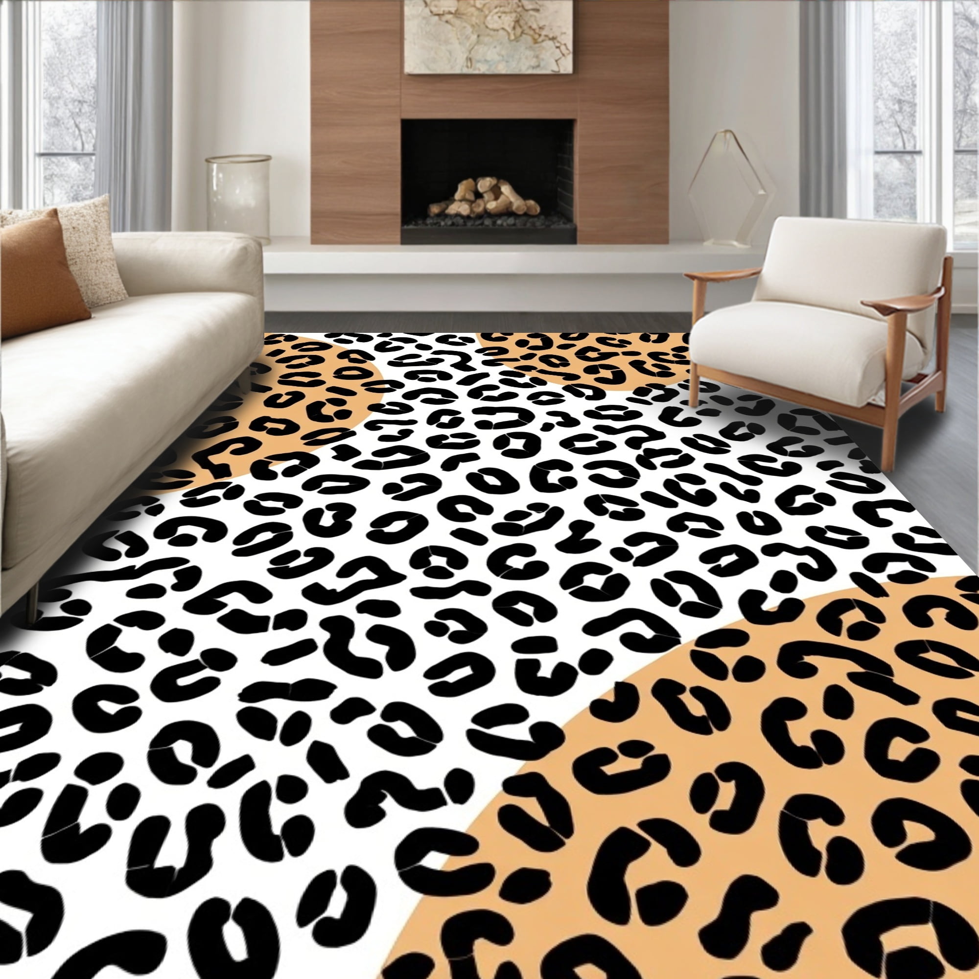 Flatwoven High Traffic Area Rug, Frontier Lodge Spotted Tri Statement ...