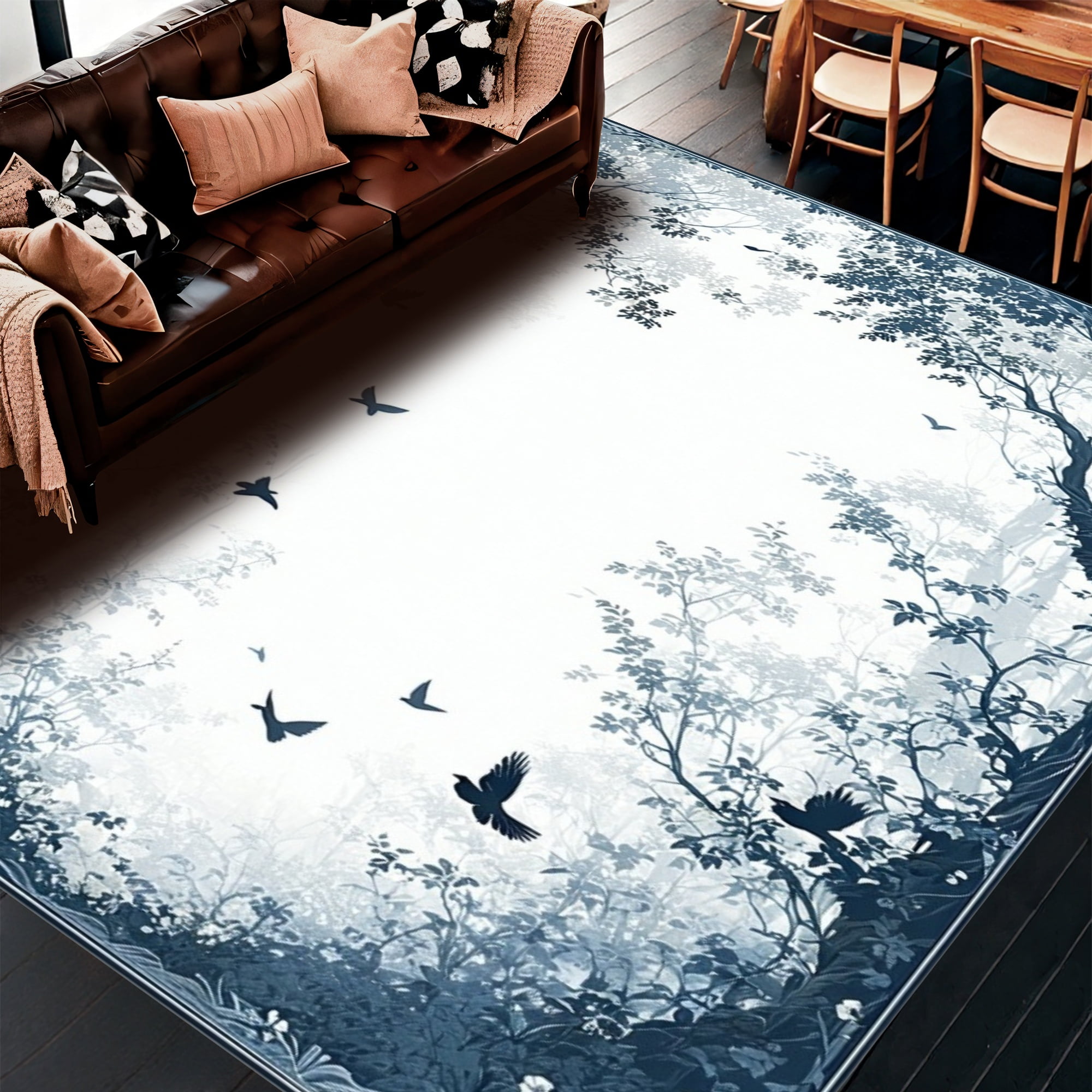 Flatwoven High Traffic Area Rug, Gothic Elegance Featuring Elaborate ...