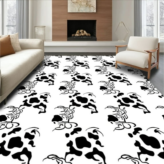 Flatwoven High Traffic Area Rug, Heritage Ranch Spotted Floor Mat With ...