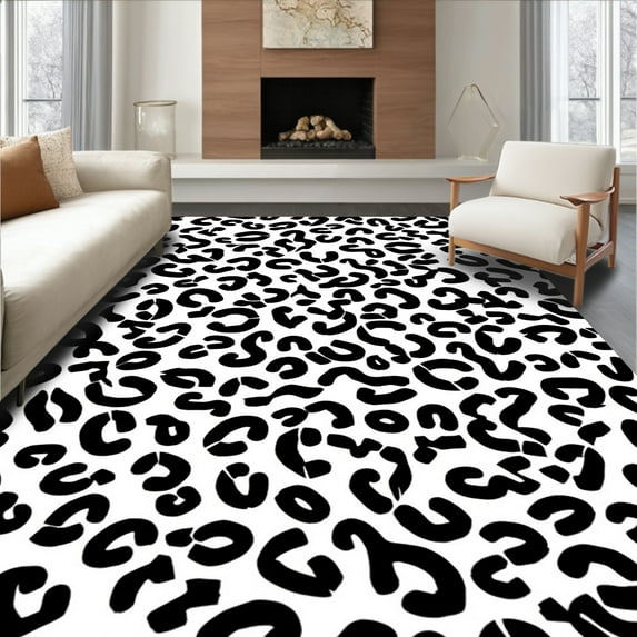 Flatwoven High Traffic Area Rug, Modern Abstract Interlocking in ...