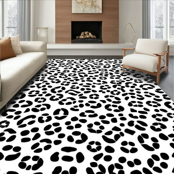 Flatwoven High Traffic Area Rug, Modern Western Decor Area, Non Slip ...