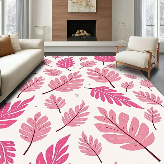Flatwoven High Traffic Area Rug, Petal Cascade Accent with Flowing ...