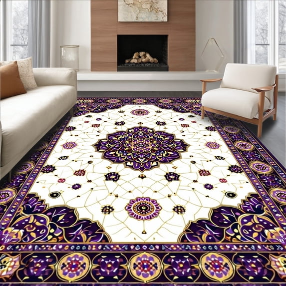 Flatwoven High Traffic Area Rug, Puppy Playpen with Intricate, Non Slip ...