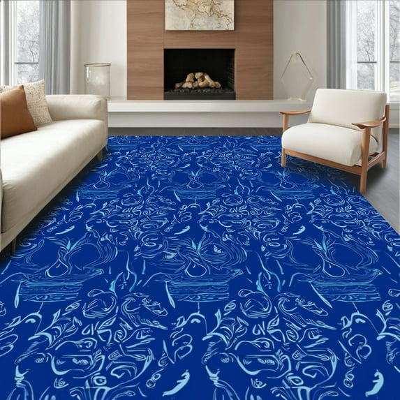 Flatwoven High Traffic Area Rug, Slithering Wilderness Collection ...