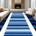 Flatwoven High Traffic Area Rug, Striped Border Simple Linear, Non Slip ...