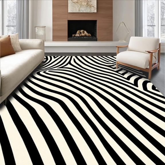 Zebra Print Rugs - Walmart.com