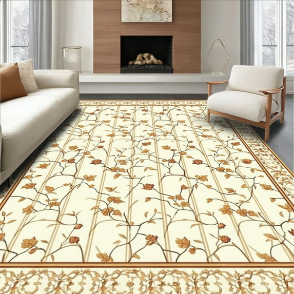 Flatwoven High Traffic Area Rug, Traditional Lattice Design With ...