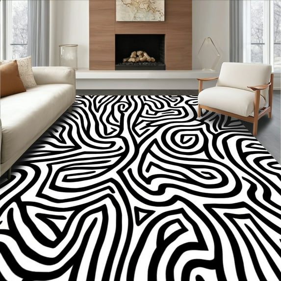 Flatwoven High Traffic Area Rug, Untamed Wilderness Striped Signature ...