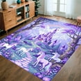 Flatwoven High Traffic Area Rug, Whimsical Fairy Tale Map, Non Slip ...