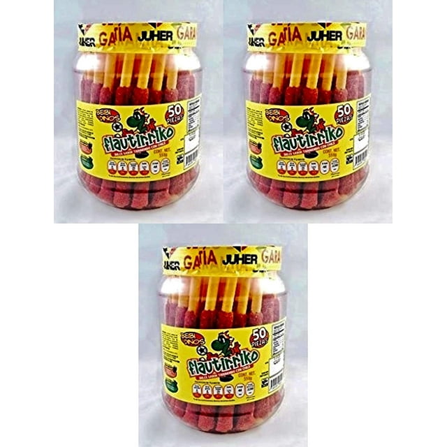 Flautirriko Tarugos Tamarindo Tamarind Candy Sticks 3 Tub - Walmart.com