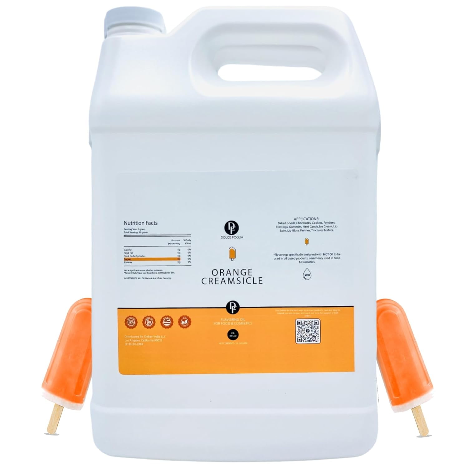 Flav Orage Creamsicle Extract - 1 Gallo Oil-Soluble Multipurpose ...