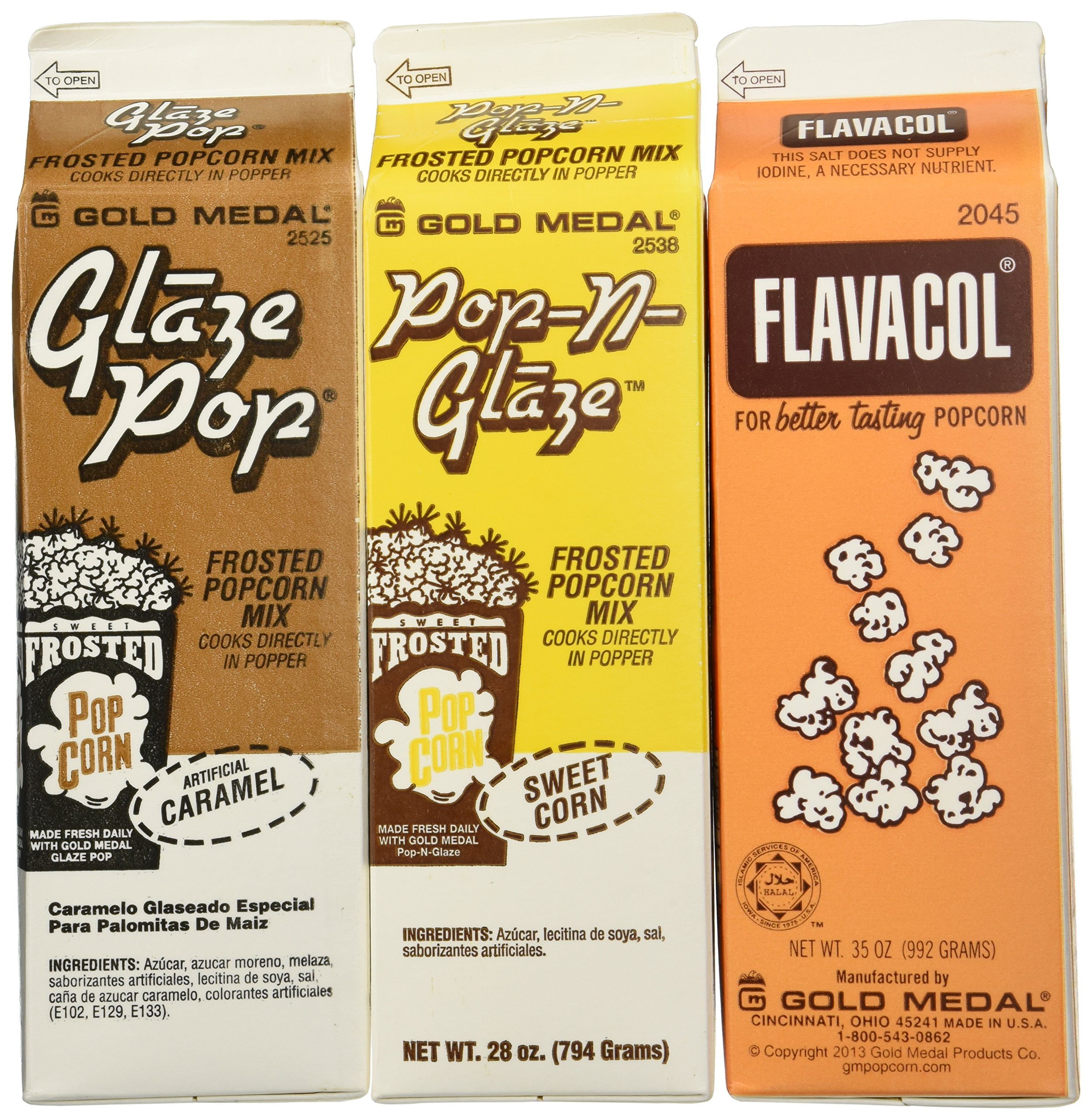 Flavacol Salt and Glaze AKF18 Pop Flavoring 3 Pack - Walmart.com