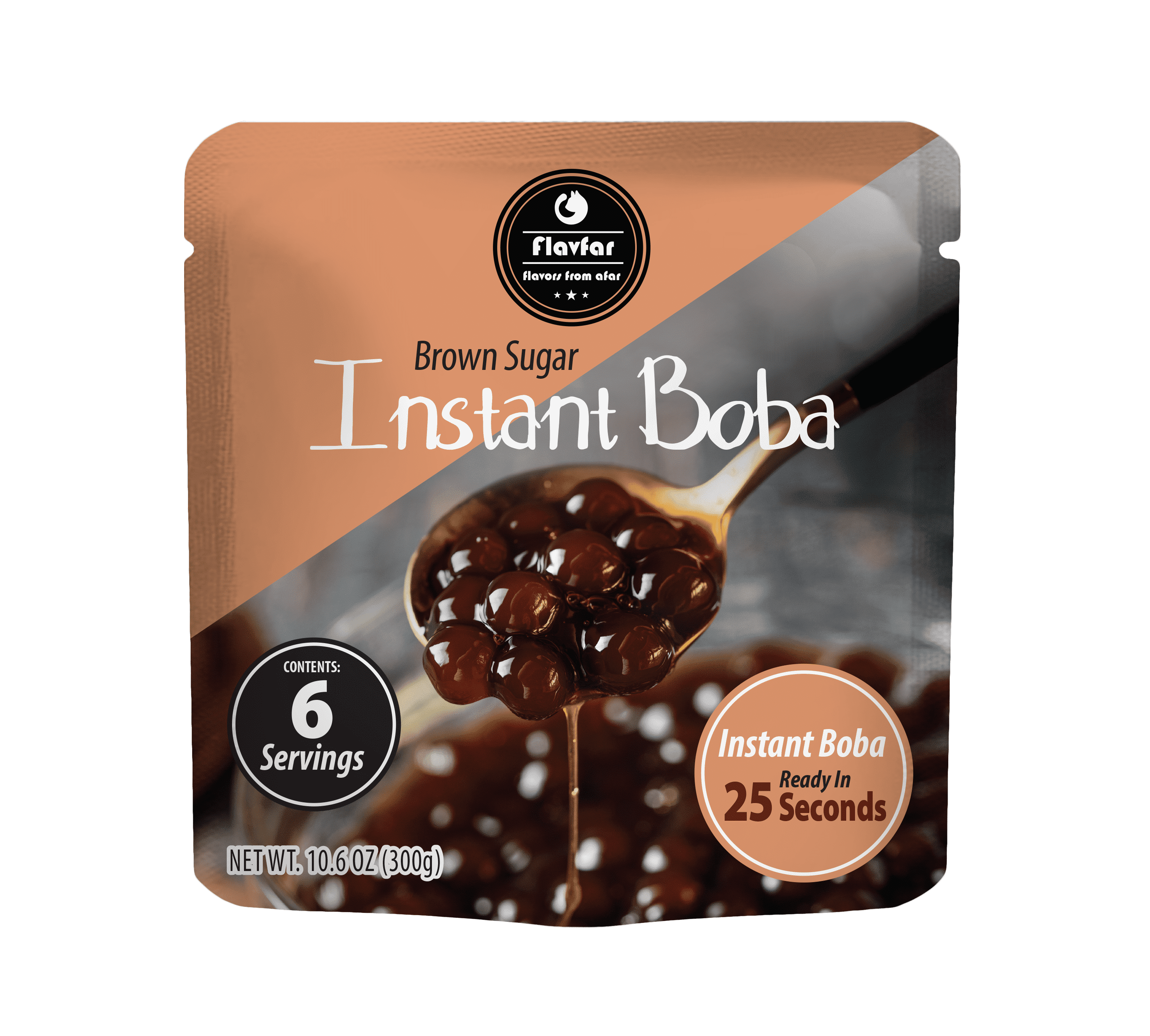 Flavfar Instant Tapioca Pearls for Bubble Tea & Milk | Tea Perlas de ...