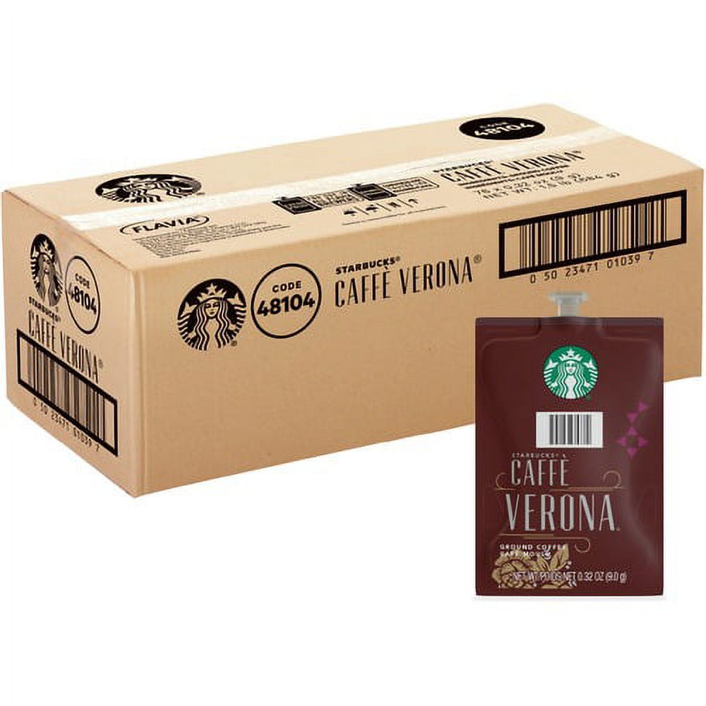 Starbucks Caffe Verona Coffee Freshpacks, Dark Roast, Bundle of 2 ...