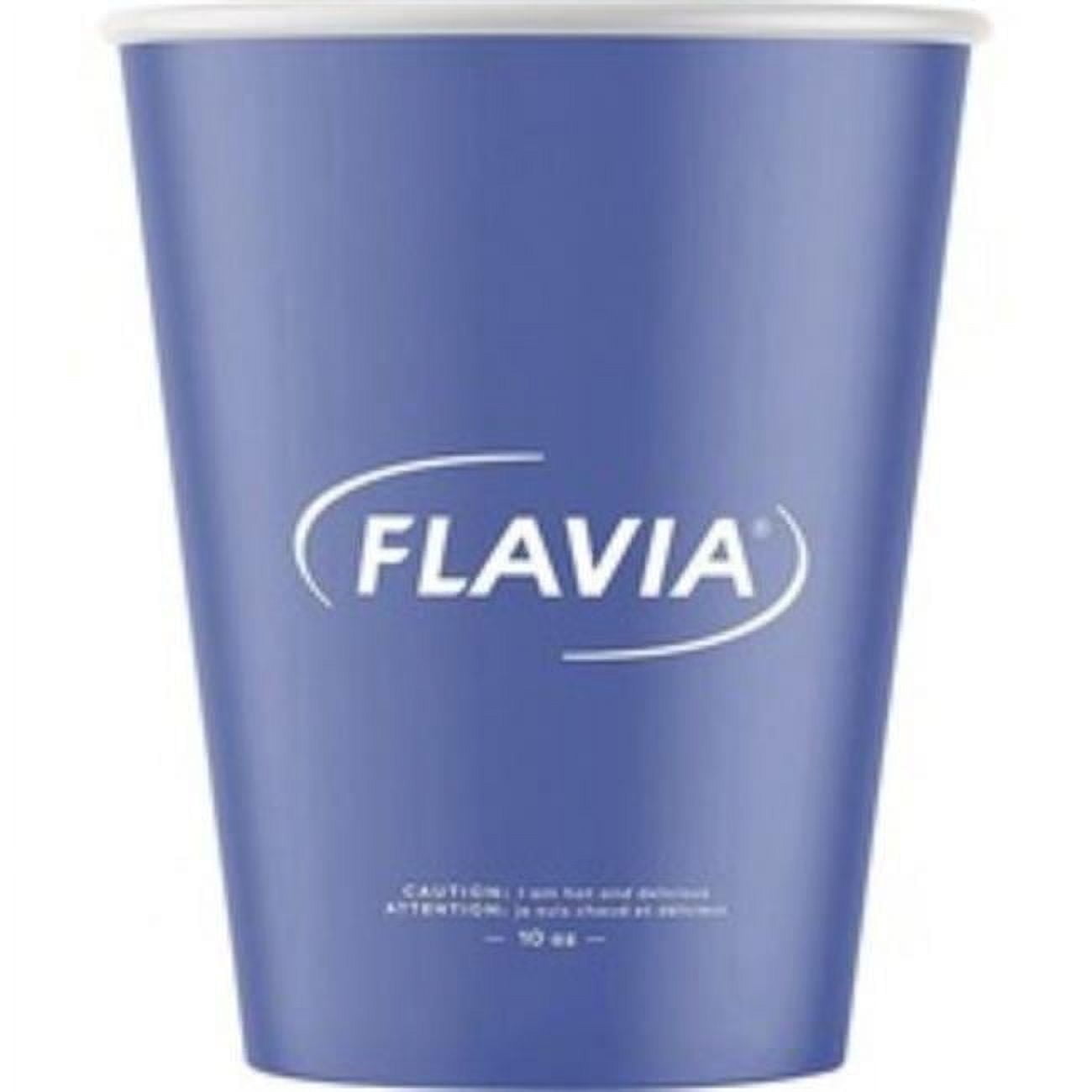 Flavia 10 fl oz Disposable Coffee Lid Hot Beverage Paper Cups - Blue ...