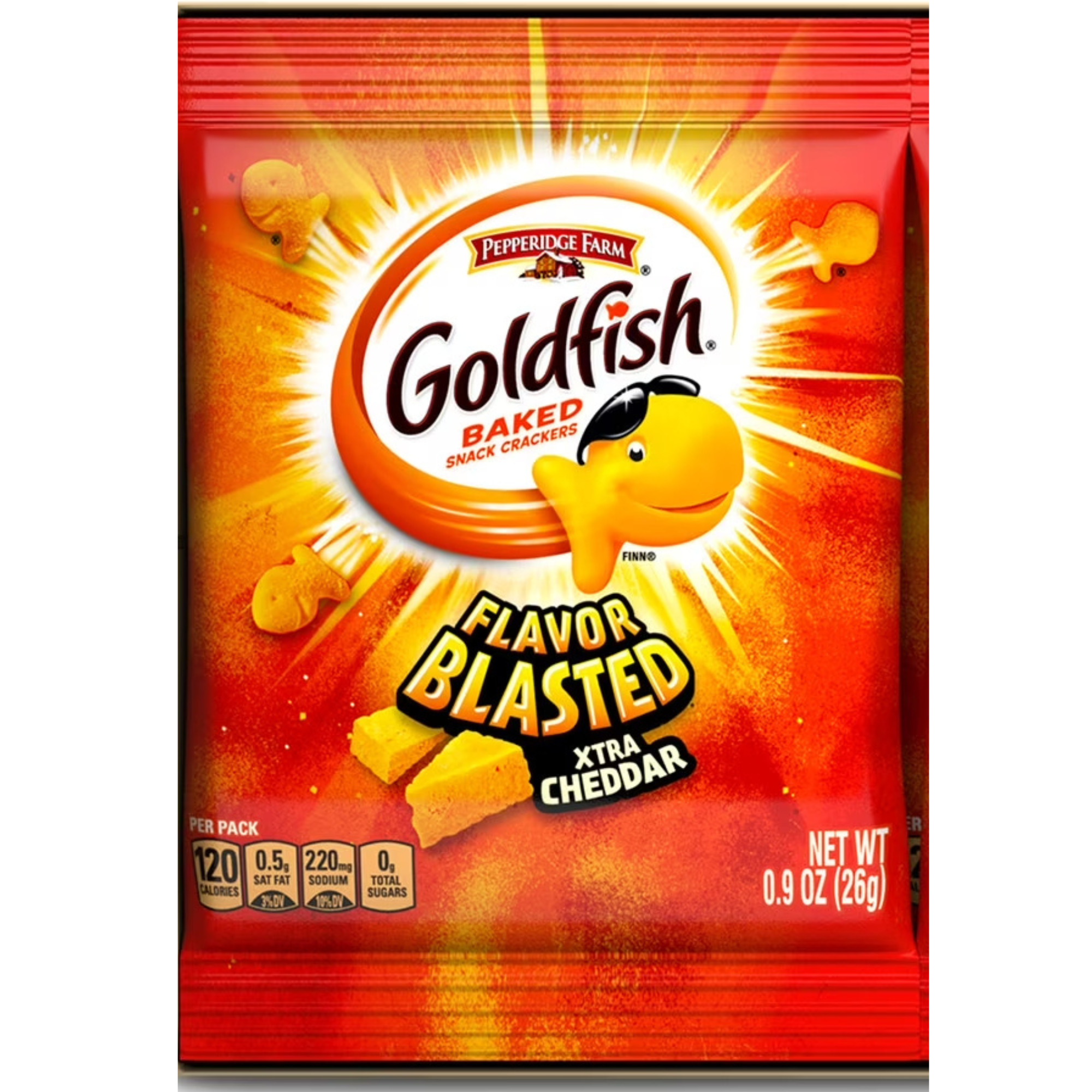 Flavor Blasted Crackers, Xtra Cheddar Snack Packs, 1 pack. - Walmart.com