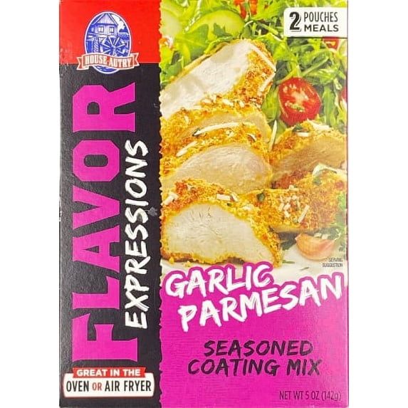 House-Autry Garlic Parmesan Coating Mix, Chicken Breading for Oven and ...