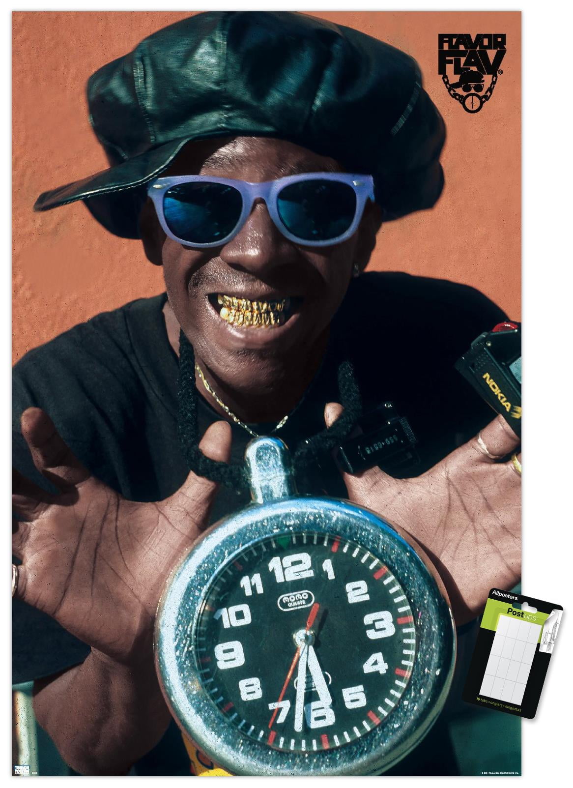 Flavor Flav - Clock Wall Poster, 14.725" x 22.375" - Walmart.com