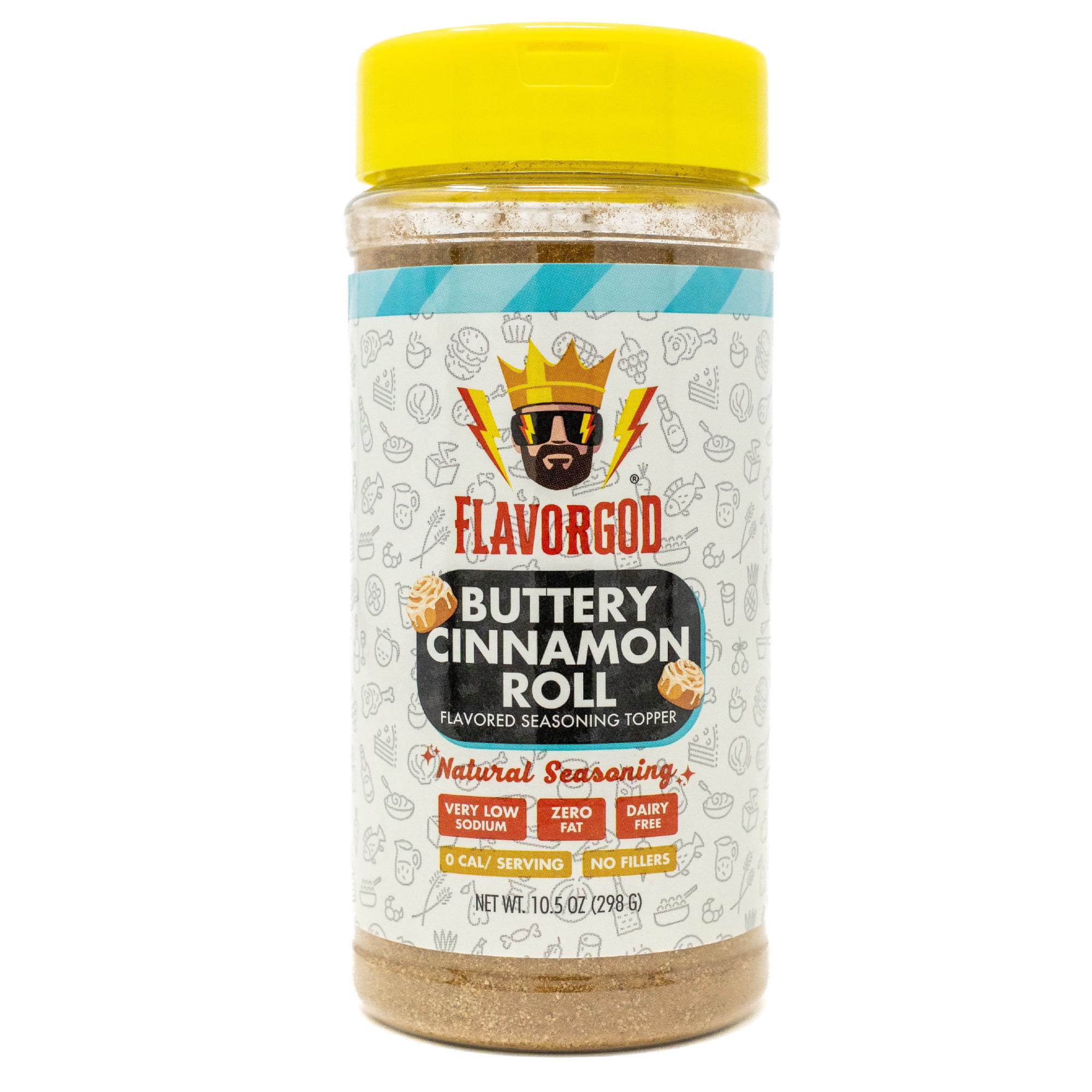 Flavor God Buttery Cinnamon Roll Topper, Sweet Honey Cinnamon, King ...