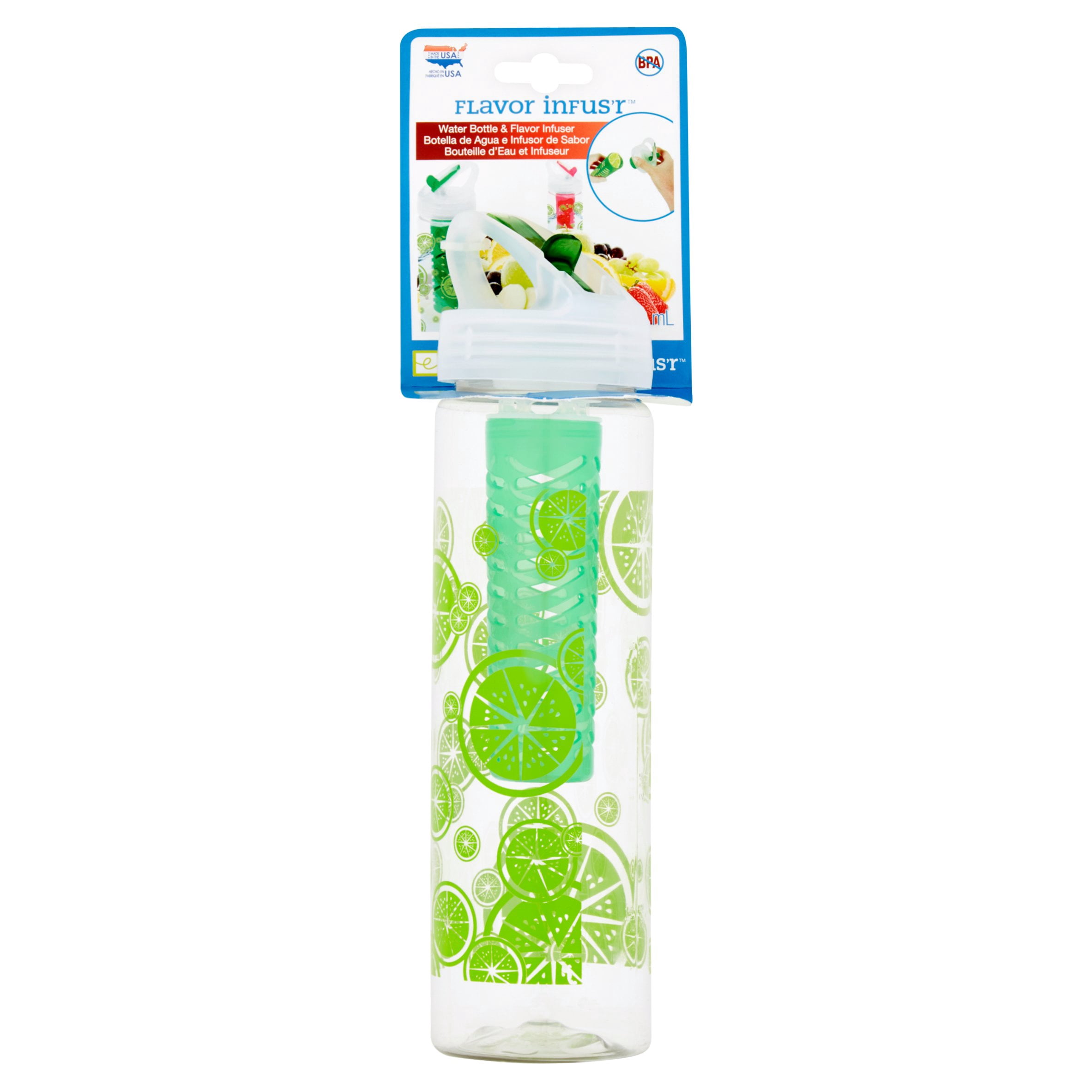 Flavor Infus'r Water Bottle & Flavor Infuser - Walmart.com