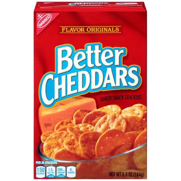 Flavor Originals Better Cheddars Crackers - Walmart Business Supplies