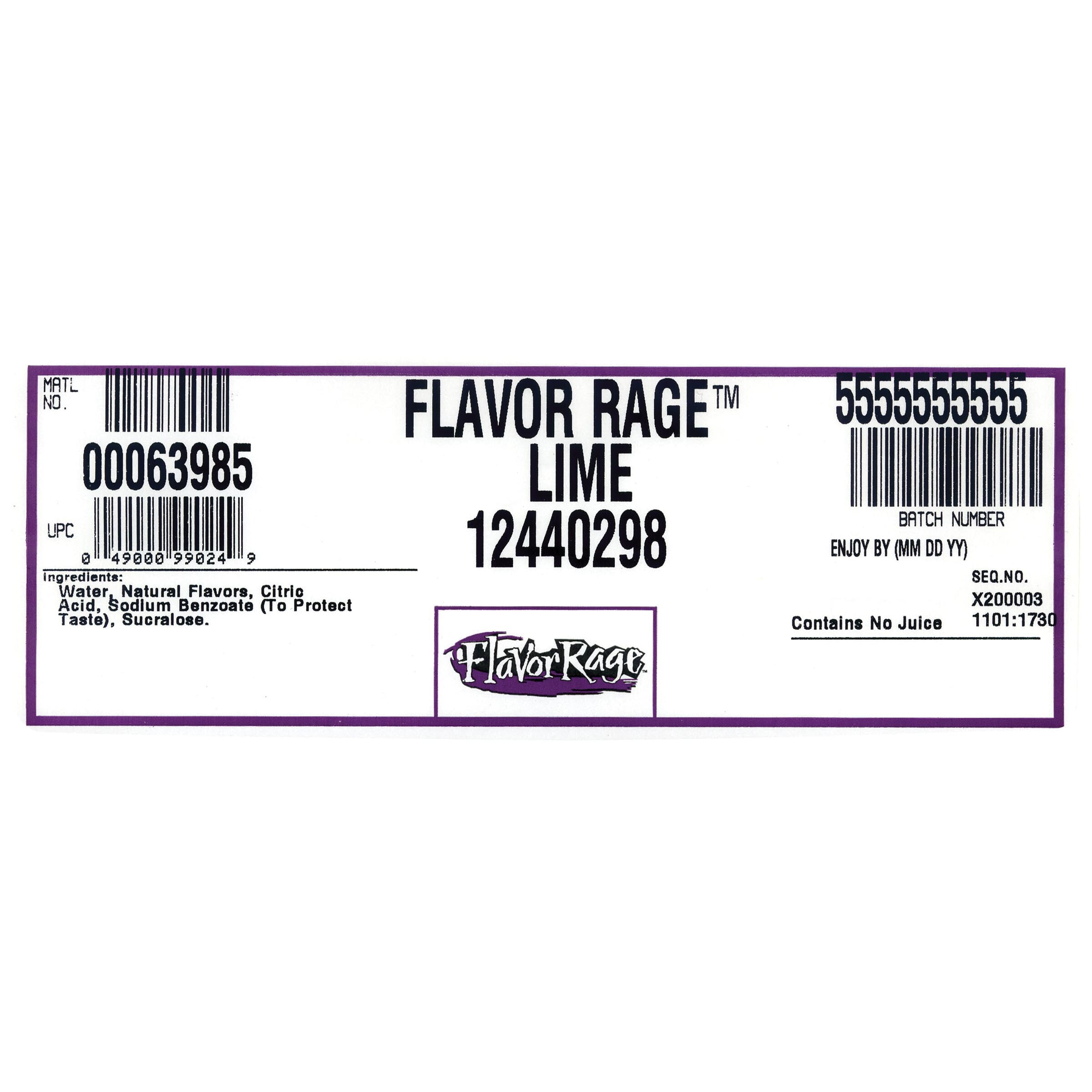 Flavor Rage Lime Bag in box, 2.5 Gallons - Walmart.com