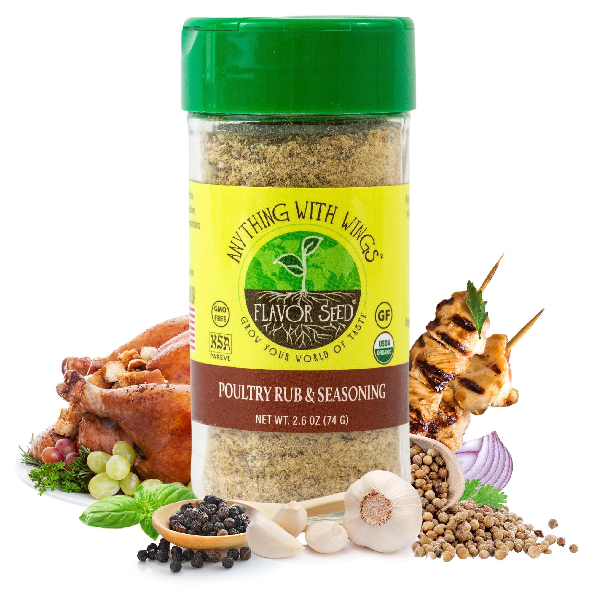 Flavor Seed Organic Poultry SAF21 Seasoning, Anything With Keto Chicken ...