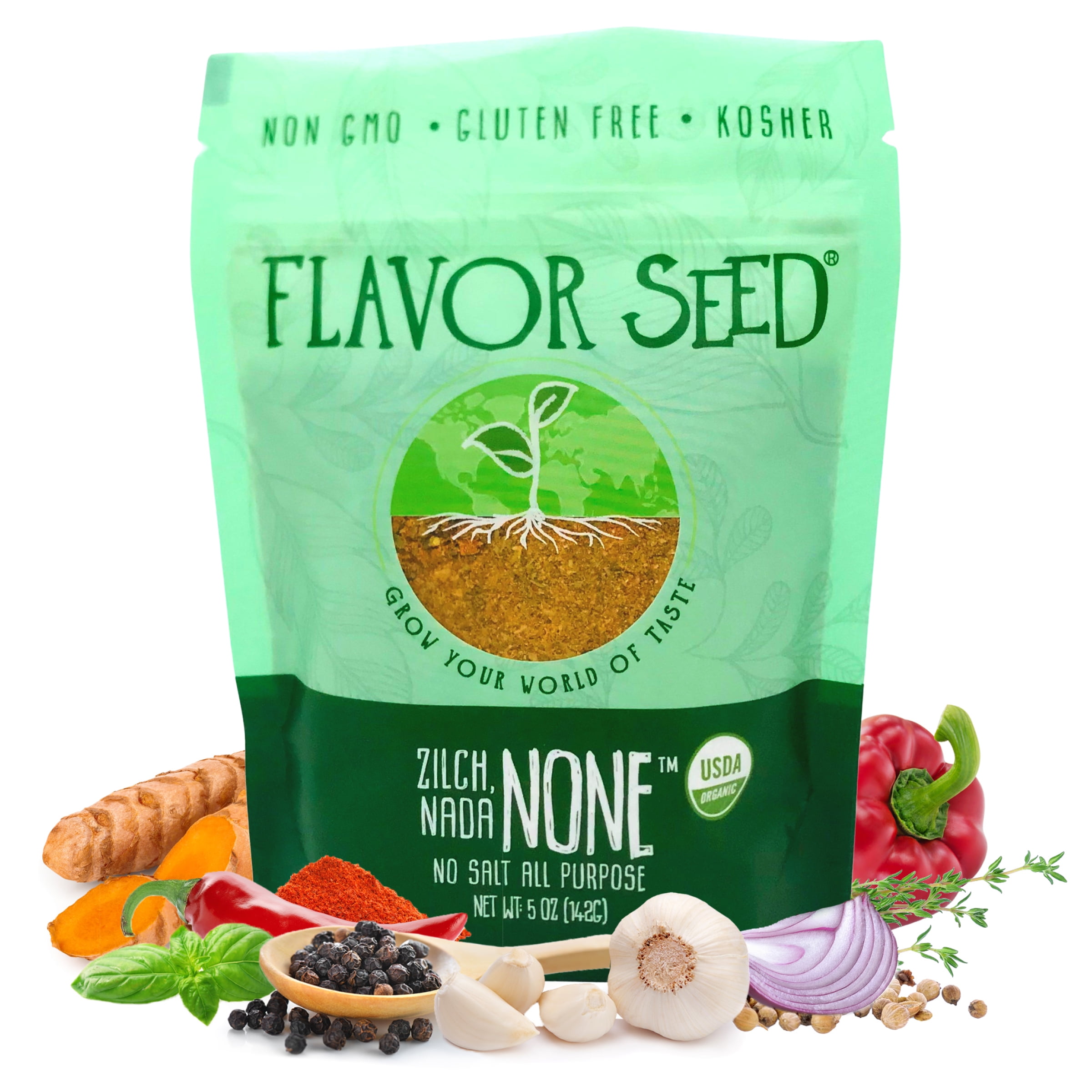 Flavor Seed Zilch Nada None, Organic No Salt Seasoning, Salt Substitute ...