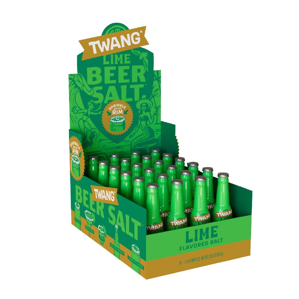 Flavored Beer Salt, Lime, 1.4 Ounce Mini Bottles (24 Count Display Pack ...