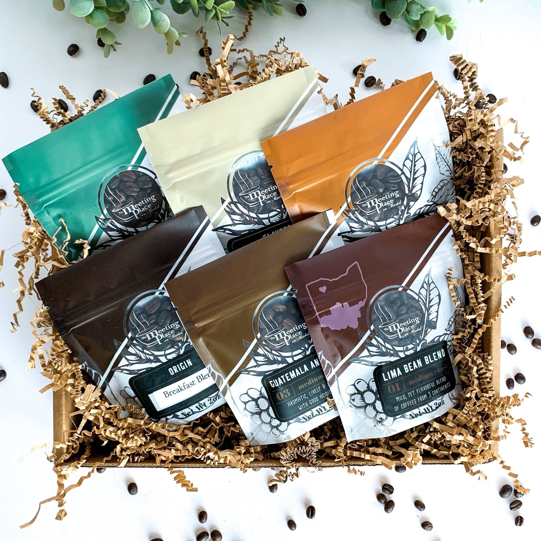 Flavored Coffee Lover's Sampler, Set of 6 Gourmet Flavors in Gift Box with Ribbon - Walmart.com