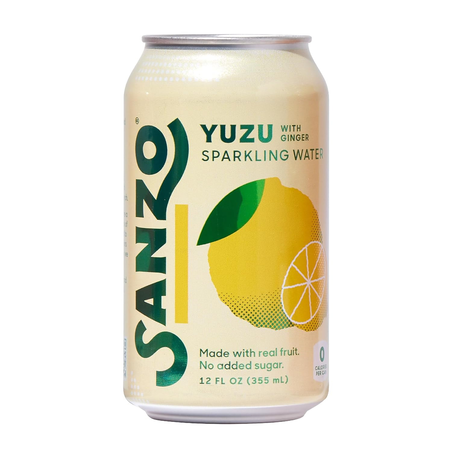 Flavored Sparkling Water - Yuzu (Lemon) 12-Pack - Carbonated Drink Made With Real Fruit & Sugar ...