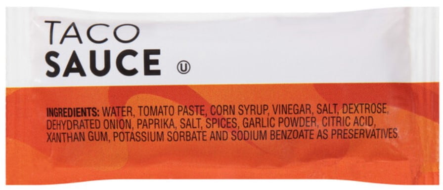 Flavorsmith Taco Sauce Packets – 200 Count (9g Each) with Spreader in ...