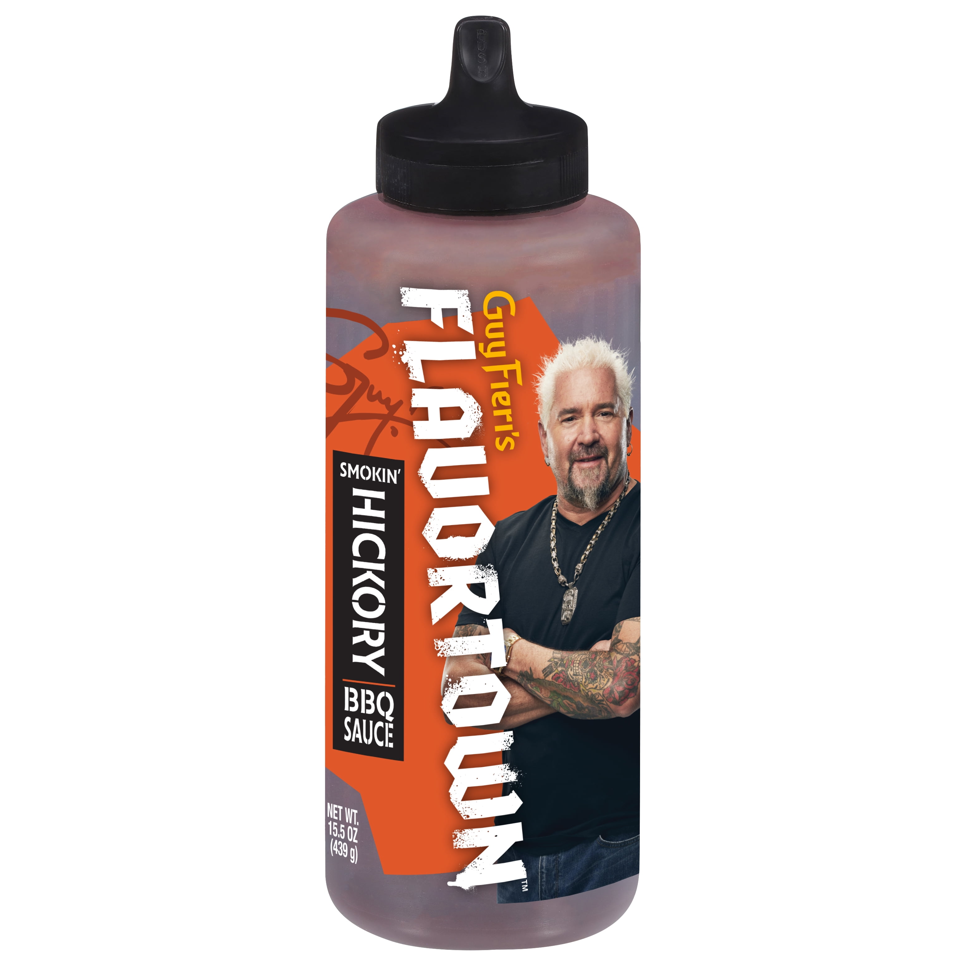 Flavortown Smokin' Hickory BBQ Sauce 15.5 oz - Walmart.com