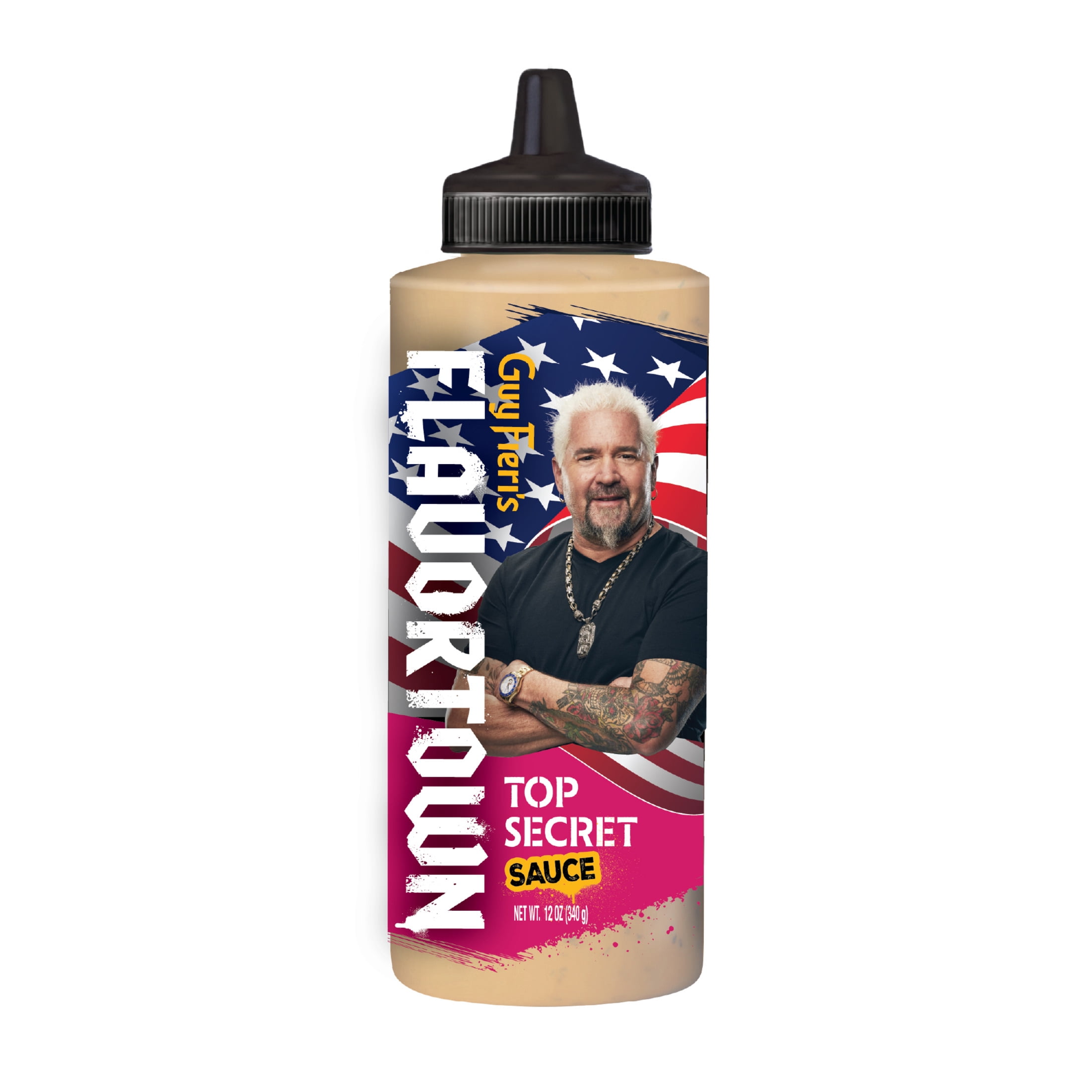 Flavortown, Top Secret Sauce, 12 oz, Spicy Chili Mustard Garlic ...