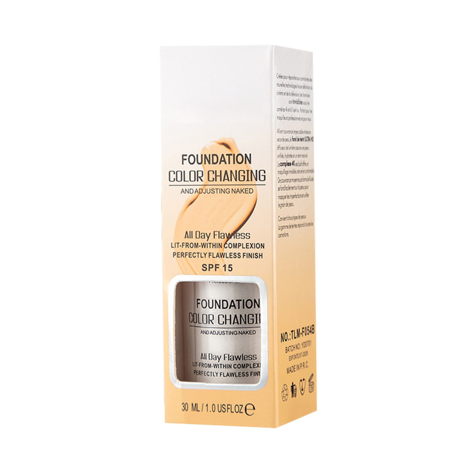 Flawless Colour Changing Warm Skin Tone Foundation, Naturally Blends ...