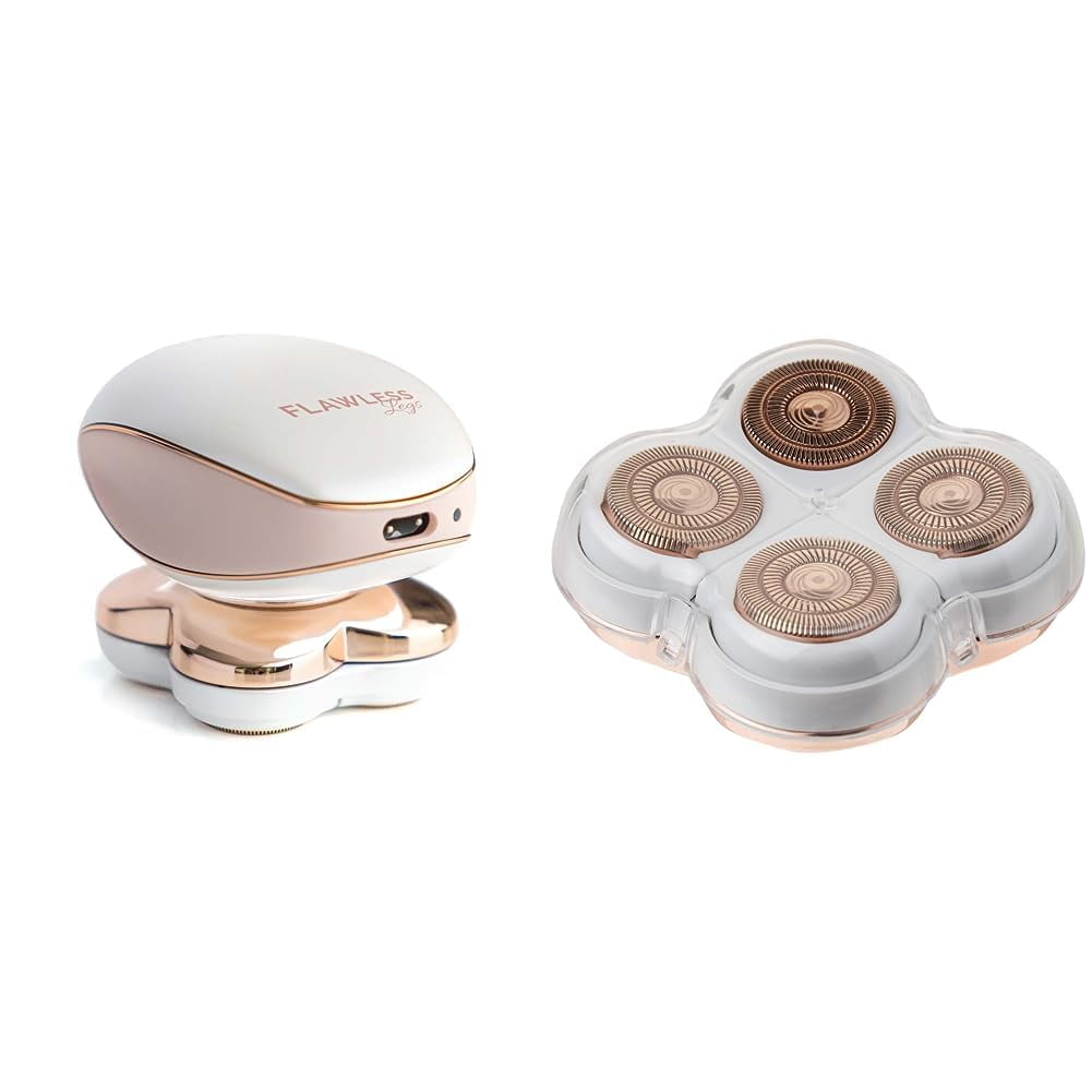 Flawless Legs, Leg Hair Remover For Women + Replacement Heads - Walmart.com
