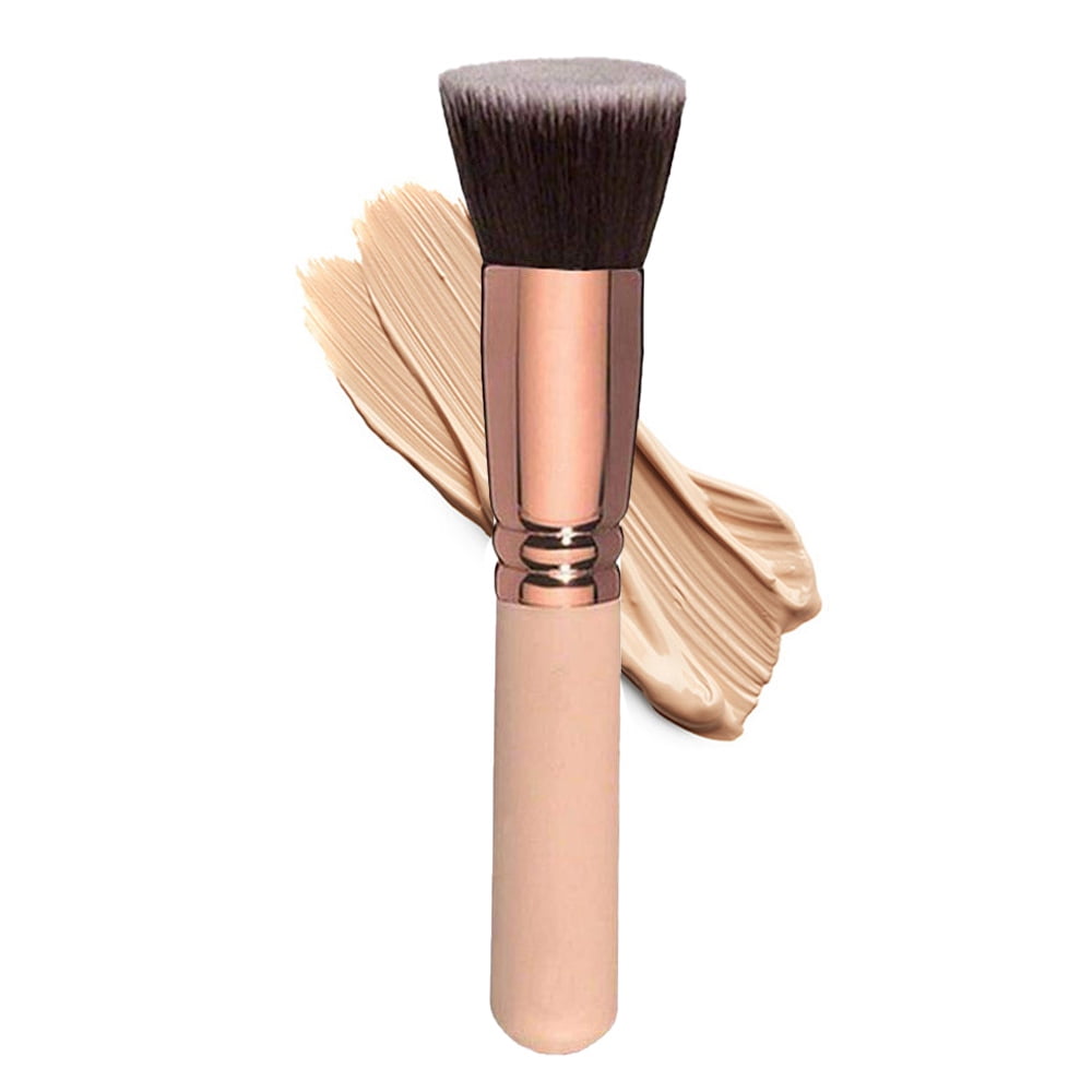Flawless Makeup Application, Angled Foundation Brush With Ultra-Soft ...