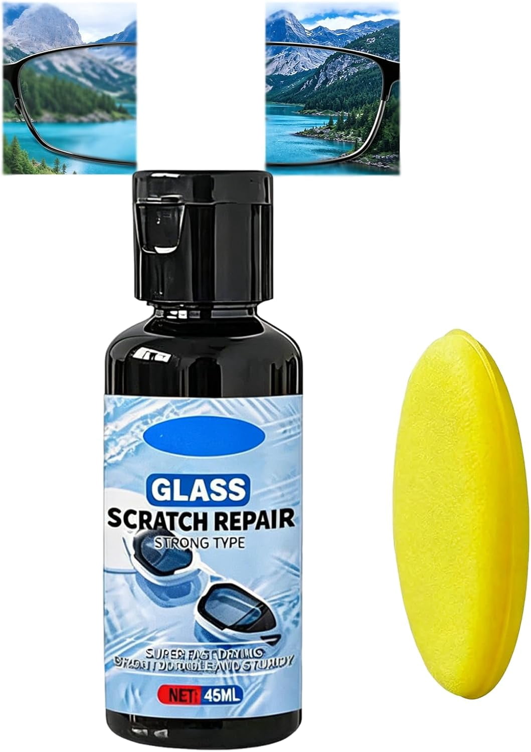 Flawless Vision Lens Scratch Remover,Fast Action Glass Scratch Repair ...