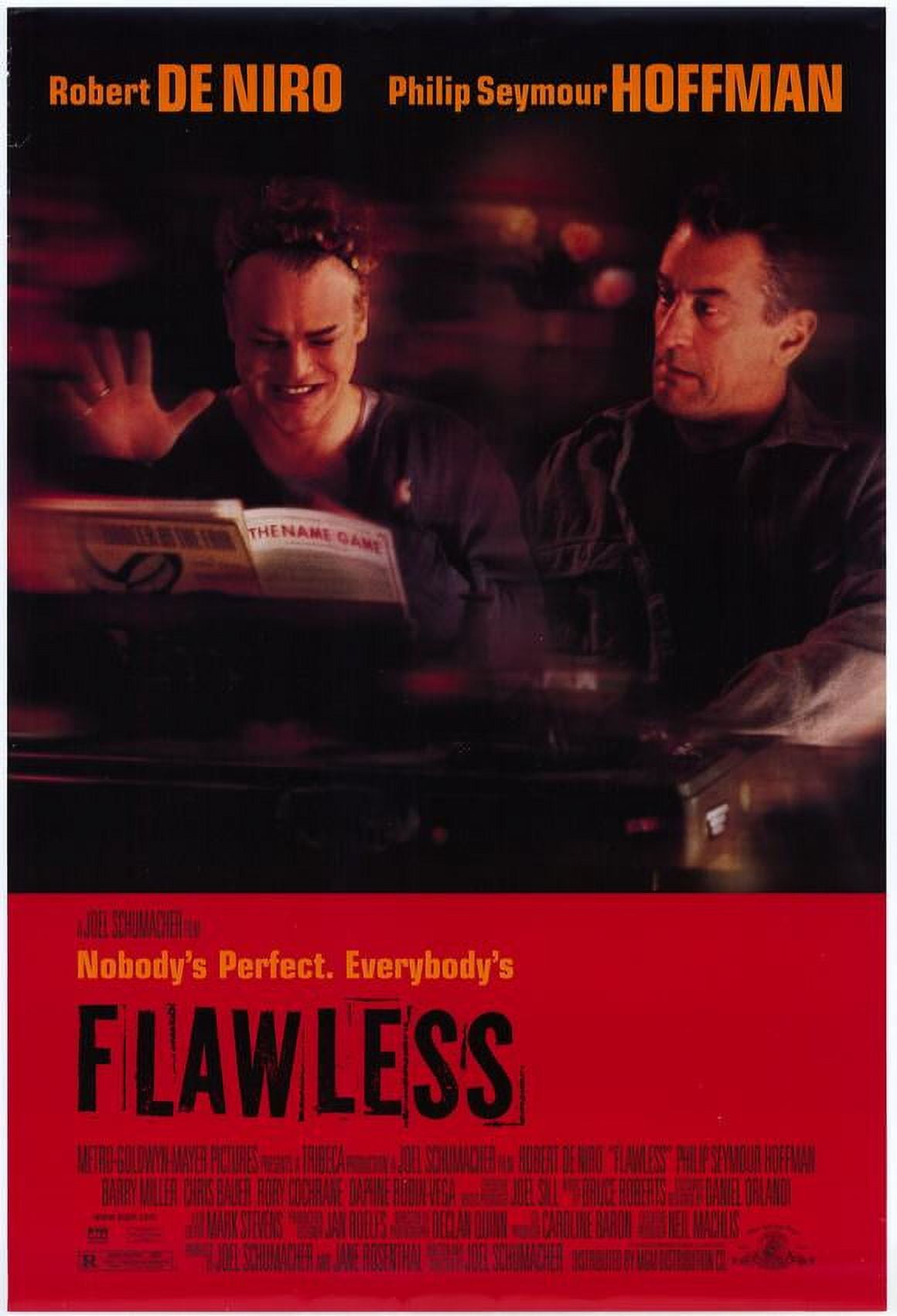 Flawless - movie POSTER (Style A) (27" x 40") (1999) - Walmart.com