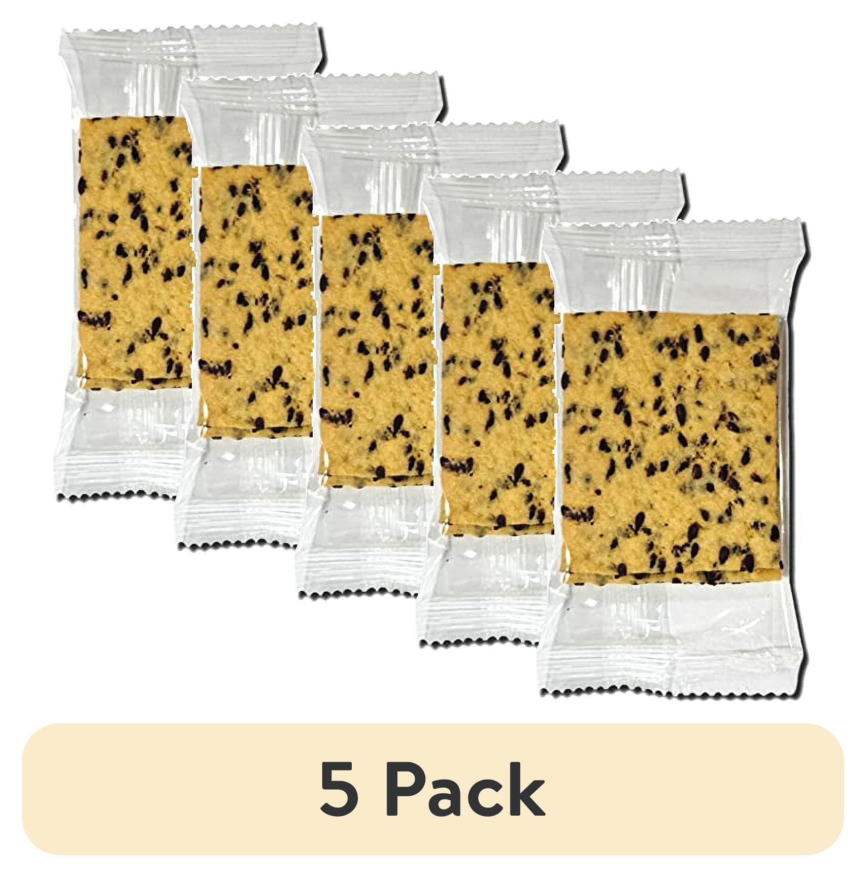 (5 pack) Flax & Sea Salt Crackers Individually Wrapped 3-Count Single ...