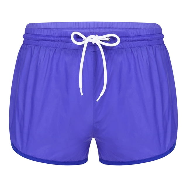 Fldy Men's Mesh Sheer See Through Boxers Shorts Drawstring Breathable ...