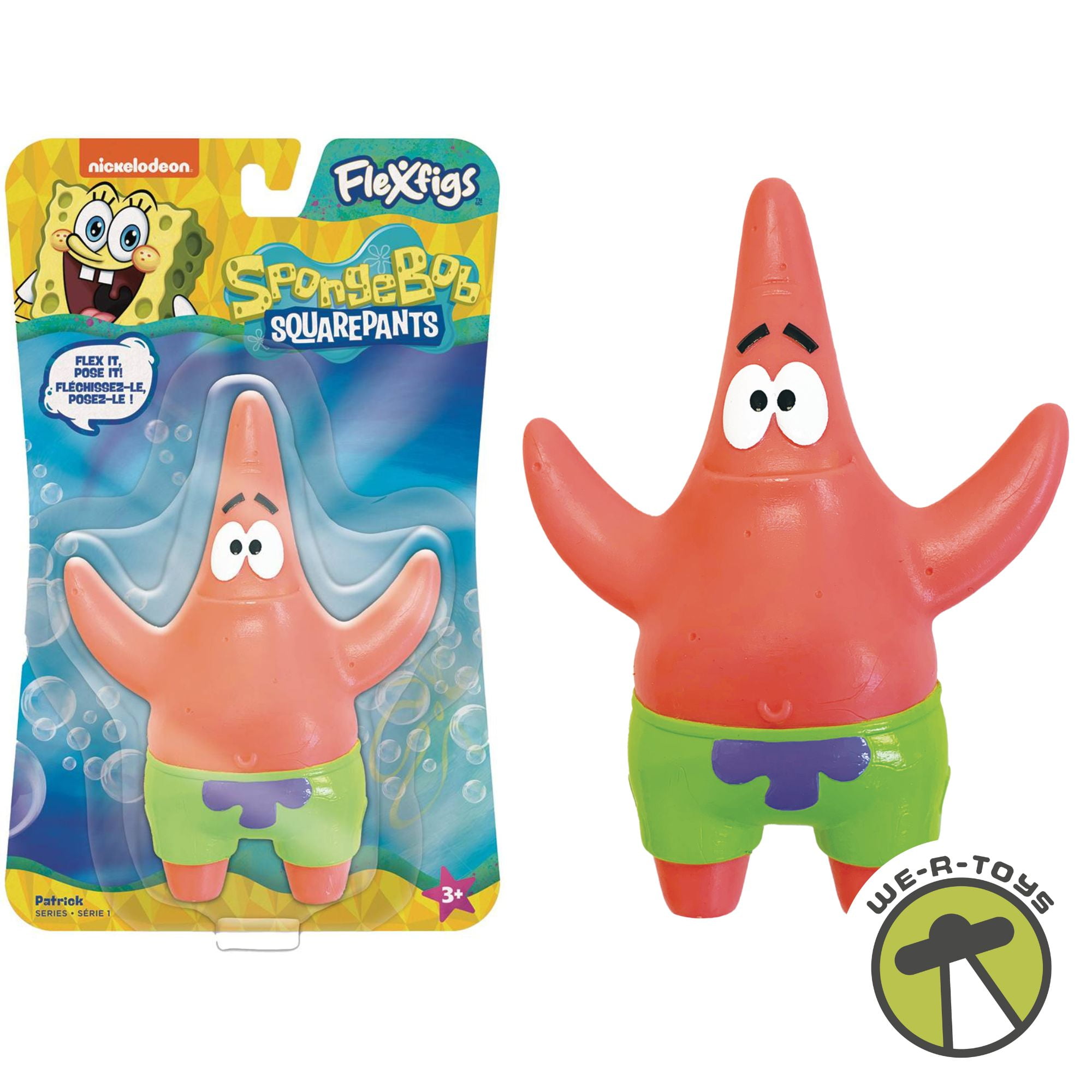 FleXfigs Spongebob Squarepants Patrick Star Bendable Action Figure TCG ...