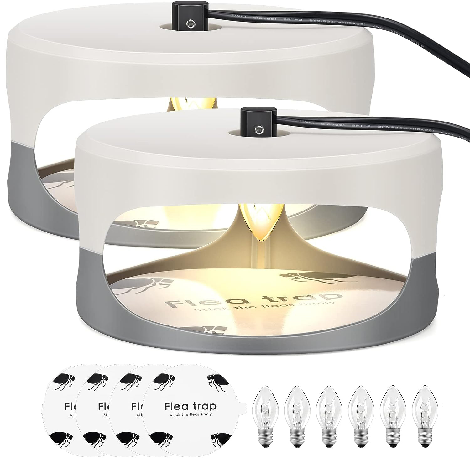 BUGMD Termination Station - Flea Trap, Roach Trap, Sticky Trap for Ants ...