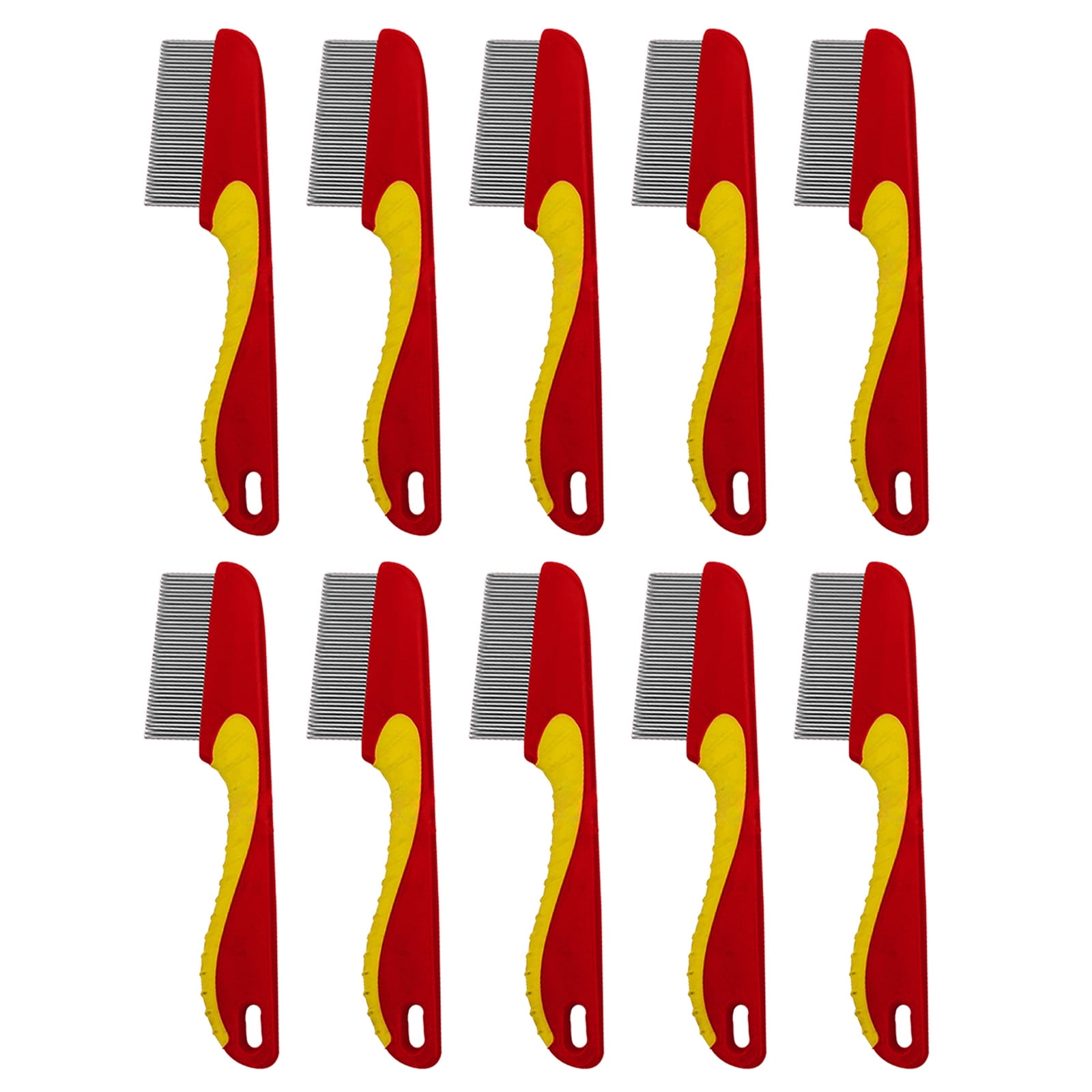 Flea Comb For Dogs And Cats Gentle Stainless Steel Teeth Flea Removal ...