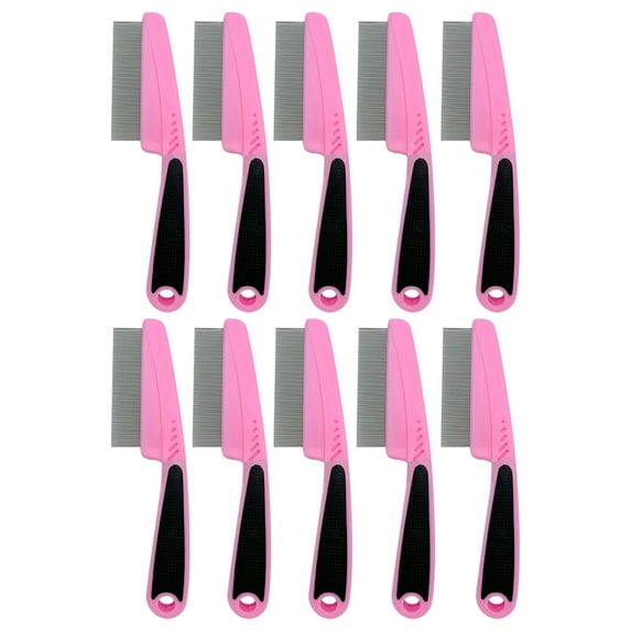 Flea Comb For Dogs And Cats Gentle Stainless Steel Teeth Flea Removal ...