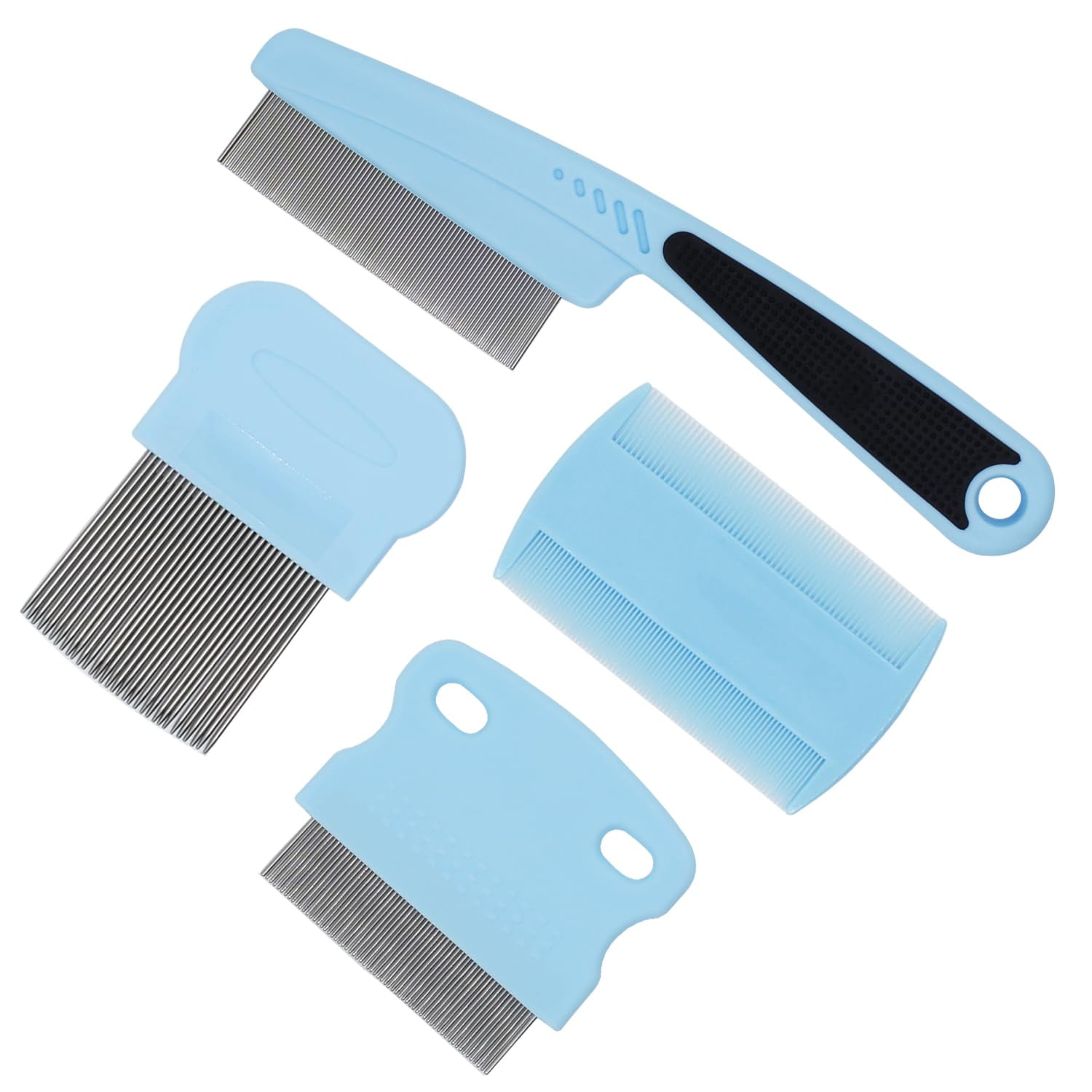 Flea Comb Jade Green with High Strength Teeth Pet Tear Stain Remover ...